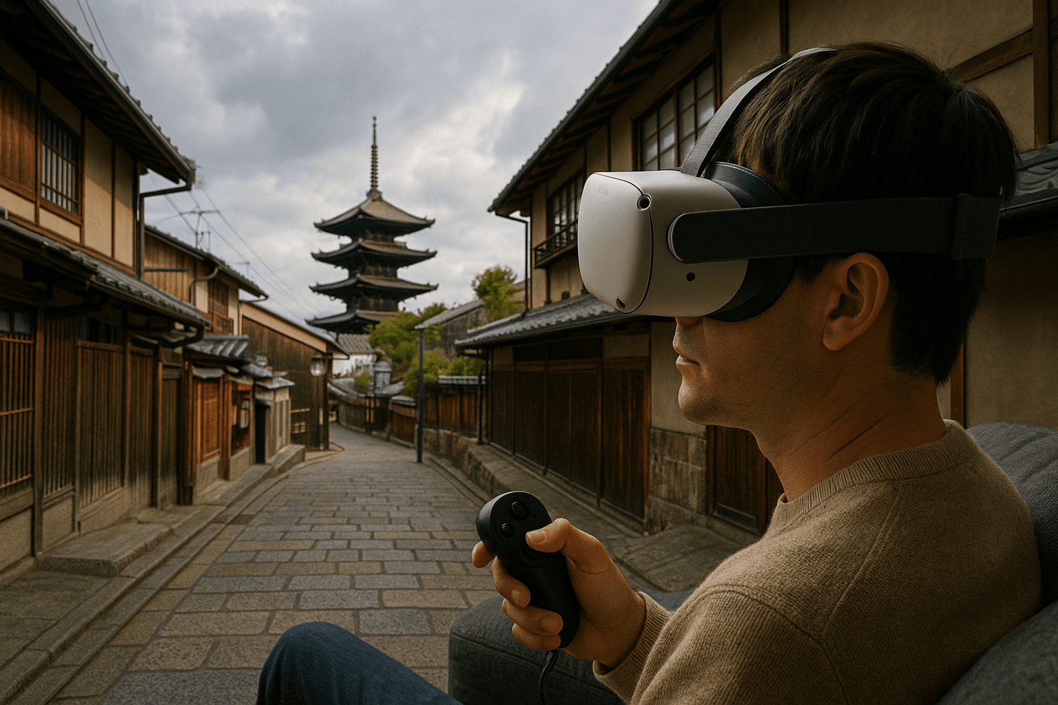 VR Tourism With a Time Travel Twist Using Meta Quest
